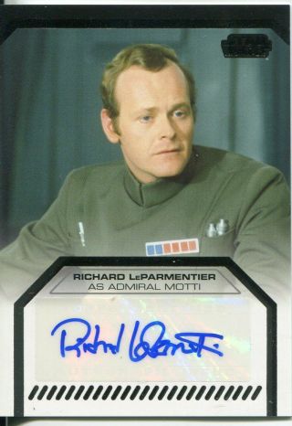 Star Wars Galactic Files Autograph Matthew Wood | #4429193