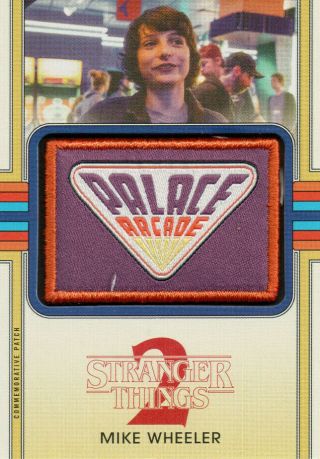 Stranger Things Season 2 Nancy Wheeler Commemorative Patch Card ...