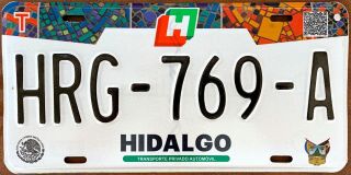 HIDALGO MEXICO License Plate Expired Graphic Background PACHUCA | #28084602