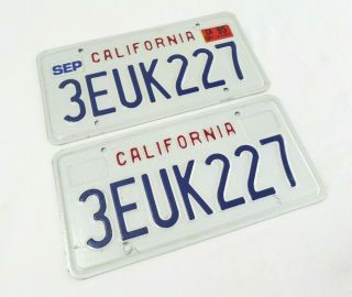 1980’s Vintage License Plates | #27986209