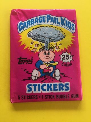 1988 Australia Garbage Pail Kids Series 1 Pack The Garbage Gang V Rare ...