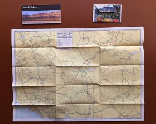 Maps/Guides/Postcard Book Of Death Valley, California | #4662575