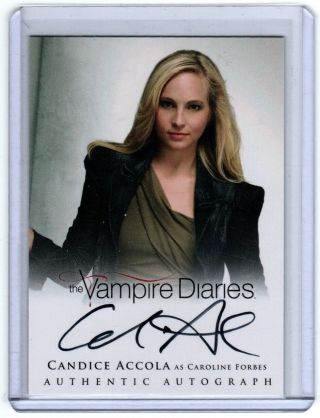 Vampire Diaries Season 2 Autograph A6 Candice Accola | #16276646