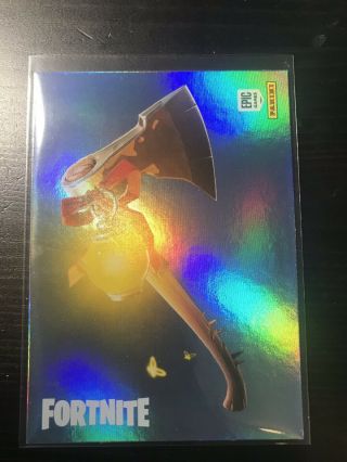 2019 Panini FORTNITE Trading Foil Card Guiding Glow Rare Harvesting ...
