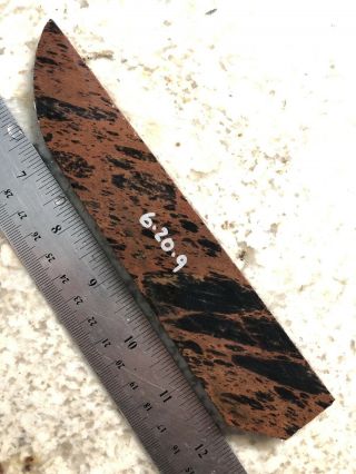 6•20•4 Mahogany Obsidian Flint Knapping Pressure Flaking Primitive ...