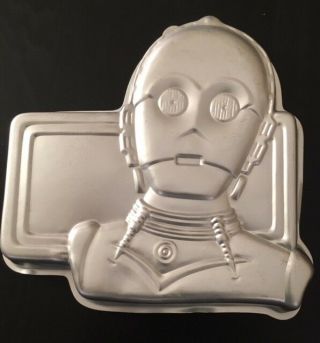WILTON RARE VINTAGE 1983 STAR WARS C - 3PO CAKE PAN REF: 502 - 2179 ...