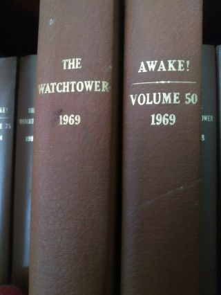 JEHOVAH ' S WITNESSES : 1967 Vintage Watchtower & Awake Bound Volumes ...