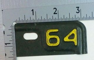 Michigan 1964 Pair Old License Plate Tab Vintage Garage Man Cave Wall ...