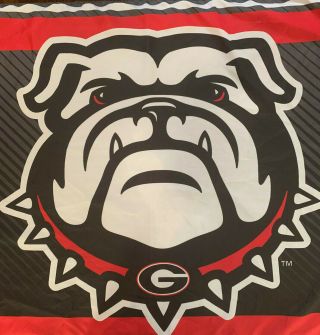 UGA University Of Georgia Bulldogs Football Black 3 X 5 Flag | #5309340
