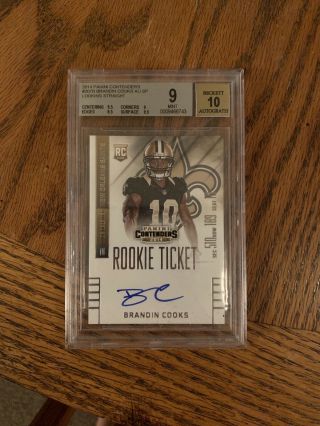 2014 Panini Contenders Mookie Betts Rookie Ticket Auto RC Red Sox ...
