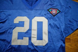 Barry Sanders Detroit Lions Authentic Jersey Mitchell & Ness Throwbacks ...