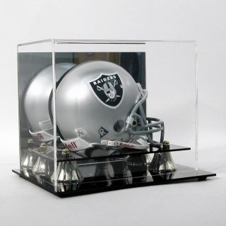 Saf - T - Gard NFL Football Deluxe Acrylic Display Case W/ Mirror Back ...