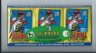 1979 Topps Baseball Wax Pack Of Cards | #6371884