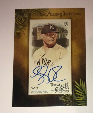 2019 Topps Allen & Ginter Luke Voit Auto Autograph Framed Mini Card ...