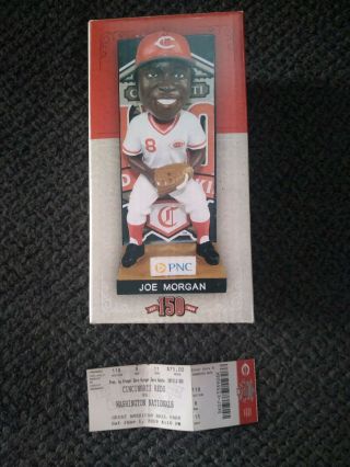 Joe Morgan Bobblehead 150th Anniversary Commemorative From 6/1/19 Game ...