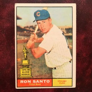 1961 Topps Baseball Ron Santo RC 35 Chicago Cubs | #6513014