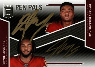 BRYCE LOVE 2019 DONRUSS ELITE PEN PALS AUTO ON CARD RC | #5836908