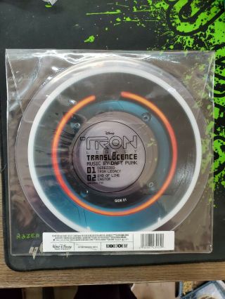 TRON Legacy DAFT PUNK Translucence 10” Vinyl Rare BLUE RSD Disney ...