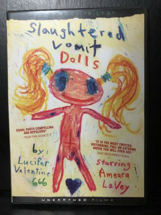 SLAUGHTERED VOMIT DOLLS 2006 DVD LIKE - UNEARTHED FILMS OOP RARE GORE ...
