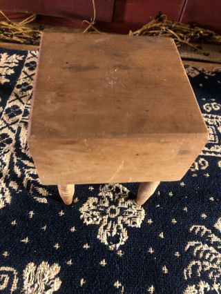 Vintage Prim Miniature Salesman Sample? Dollhouse? Wood Butcher Block ...