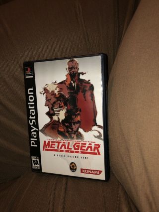 Metal Gear Solid (Sony PlayStation 1, 1999) PS1 CIB Rare Tall Box Part ...