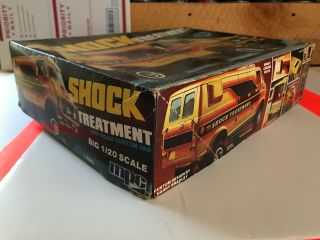VINTAGE 1980 ' S MPC 1/20 SCALE SHOCK TREATMENT VAN MODEL KIT | #19934004