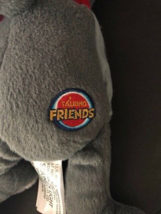 RARE Talking Friends Tom Cat Christmas Santa Talk Back Plush Sound Vtg ...