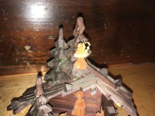 Antique German Oberammergau Delicately Hand Carved Wooden Nativity Set ...
