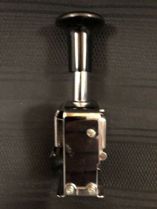 Vintage Associated Numbering Machine Box Rare Number Stamp Ink Pad ...