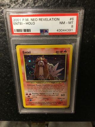 Pokemon - Entei - 6/64 JAPANESE Neo Revelation Holo Rare - Light Play ...
