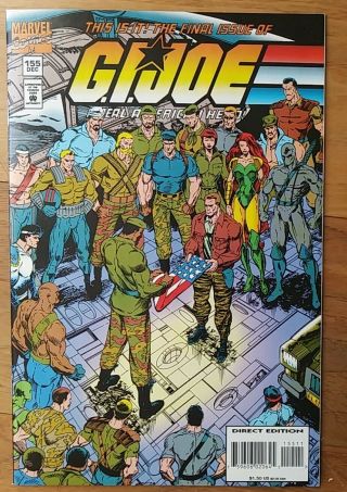 GI JOE 155 NM W/ RARE SUBSCRIPTION INSERT Marvel Comic 1994 DIRECT ...