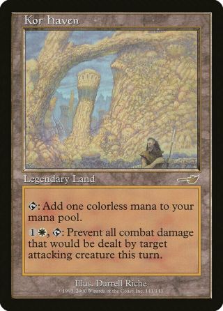 Kor Haven Nemesis HEAVILY PLD Rare MAGIC THE GATHERING MTG CARD ...