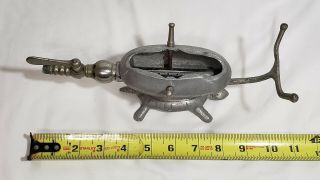 Antique Victorian Gas Fired Curling Iron Heater Figural Turtle ...
