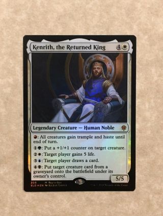 Kenrith, The Returned King Buy A Box Foil Promo Throne Of Eldraine MTG ...